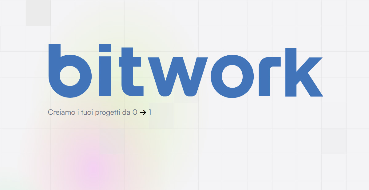 Bitwork - Web Agency | Applicazioni Web, E-commerce, SEO e Grafica